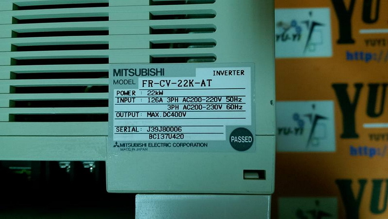 MITSUBISHI FR-CV-22K-AT FREQROL-CV INVERTER 22KW - PLC DCS SERVO Control MOTOR POWER SUPPLY IPC ...